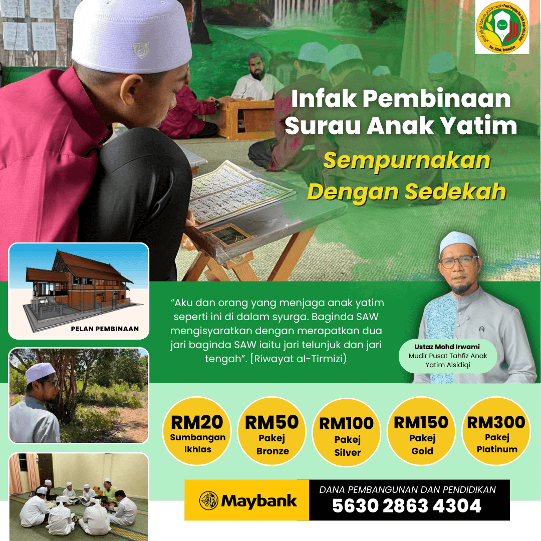PEMBINAAN SURAU ABU BAKAR AL-SIDIQI BERISIKO TERGENDALA